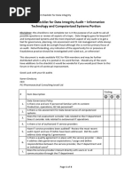 Updated ITGC Audit Checklist | PDF | Security | Computer Security