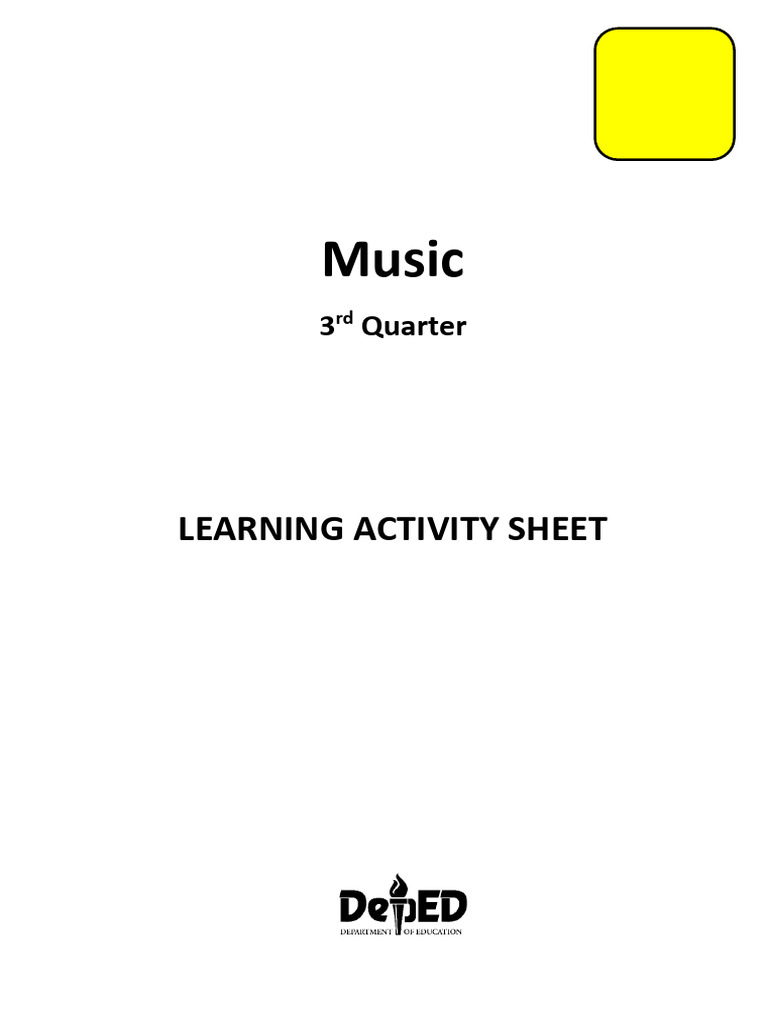 Music-6-LAS-Quarter-3 | PDF | Musicology | Elements Of Music