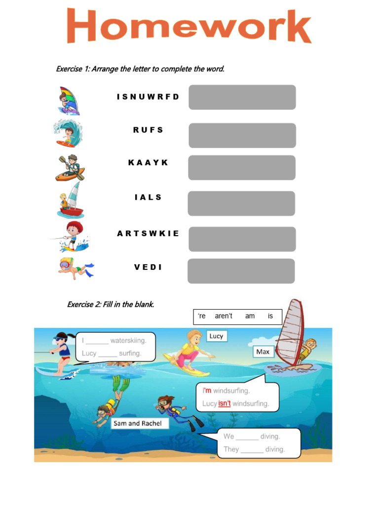 Tesol - Worksheet - Homework - for ST | PDF