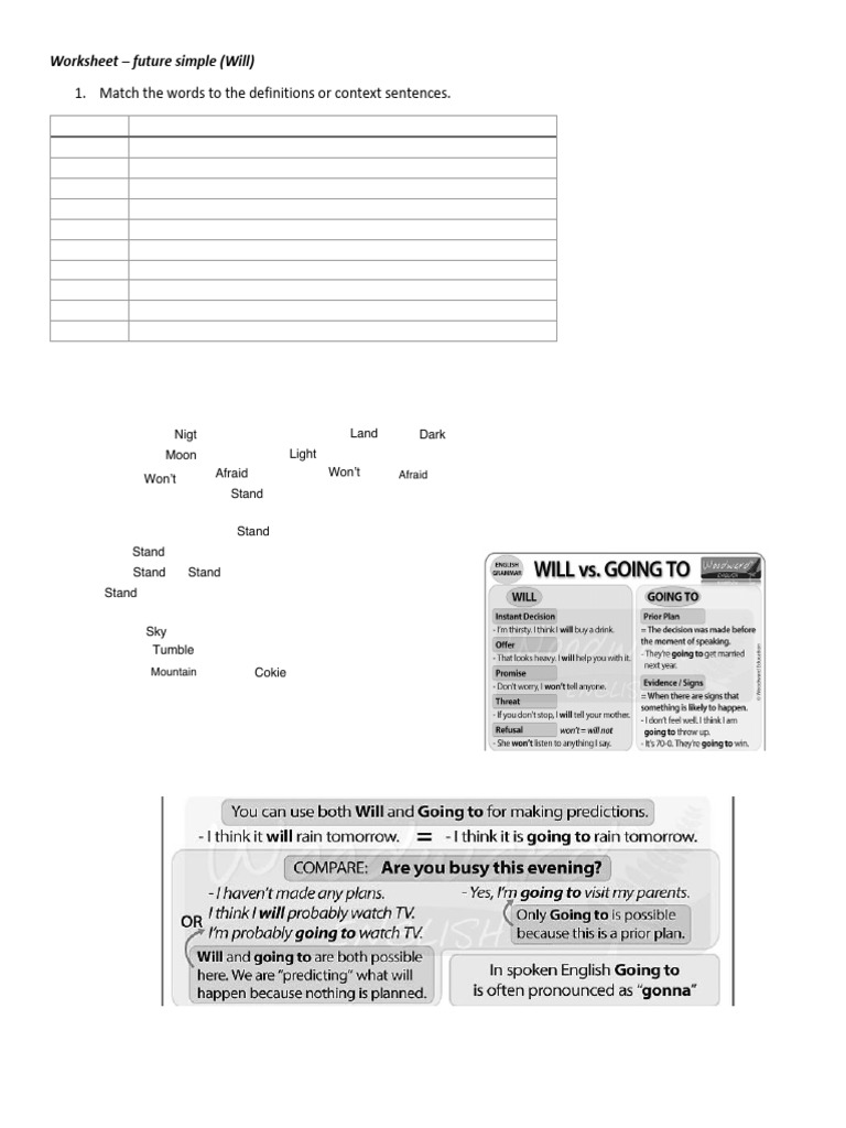 Worksheet - Stand by Me | PDF