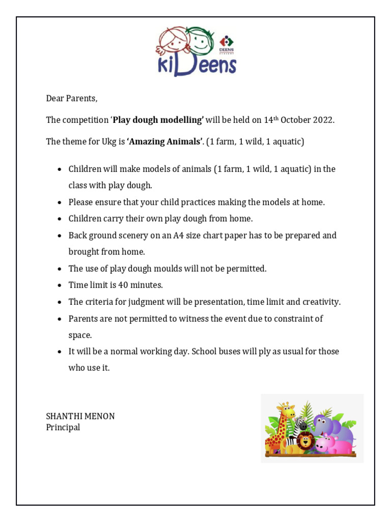 Playdough Modelling Circular | PDF