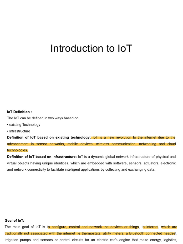 IoT Lecture Notes 7th Sem CSE Copy 3 | PDF | Internet Of Things | Arduino