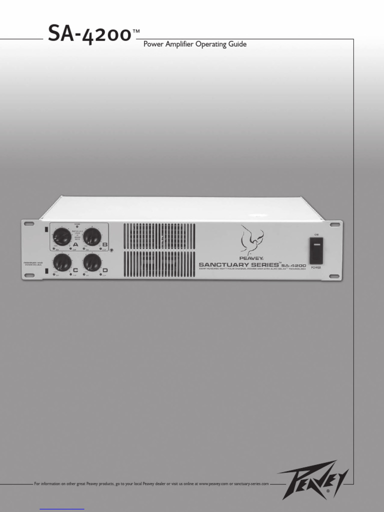 sa_4200 | PDF | Amplifier | Noise