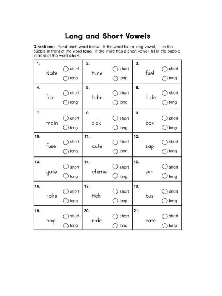 Long Vowel Team Video Guide | PDF