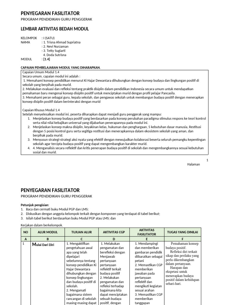 La Bedah Modul | PDF
