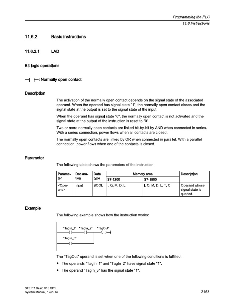 List of Intruction For S7-1500 | PDF
