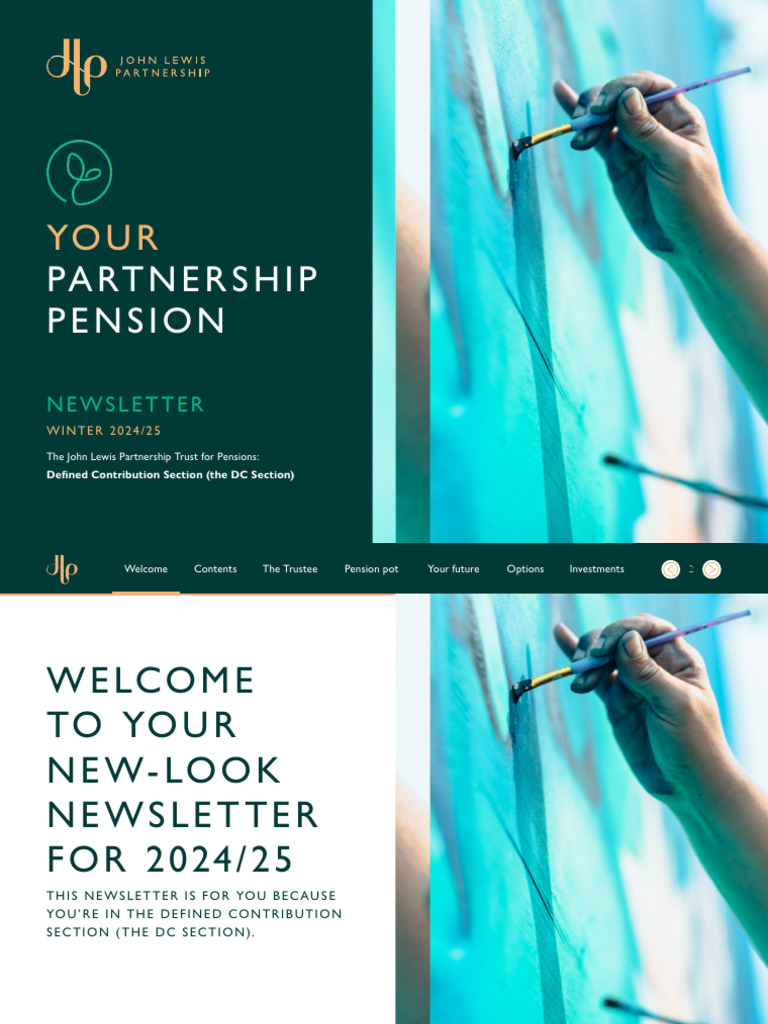 John Lewis Partnership Pension Update | PDF | Pension | Greenhouse Gas