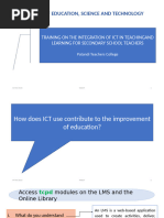 LMS application access guide | PDF | Teachers | Computing
