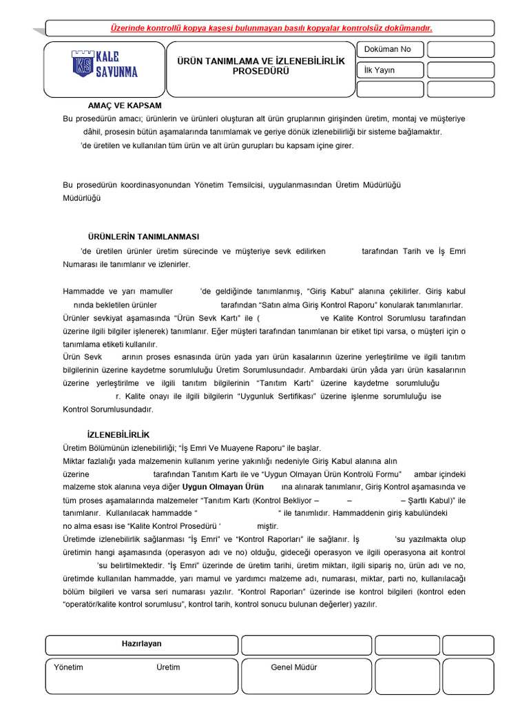 P19 Ü0ë5r¿ N Tanü0É3mlama Ve Ü0é2zleneblirlik Prosed¿ R¿ | PDF