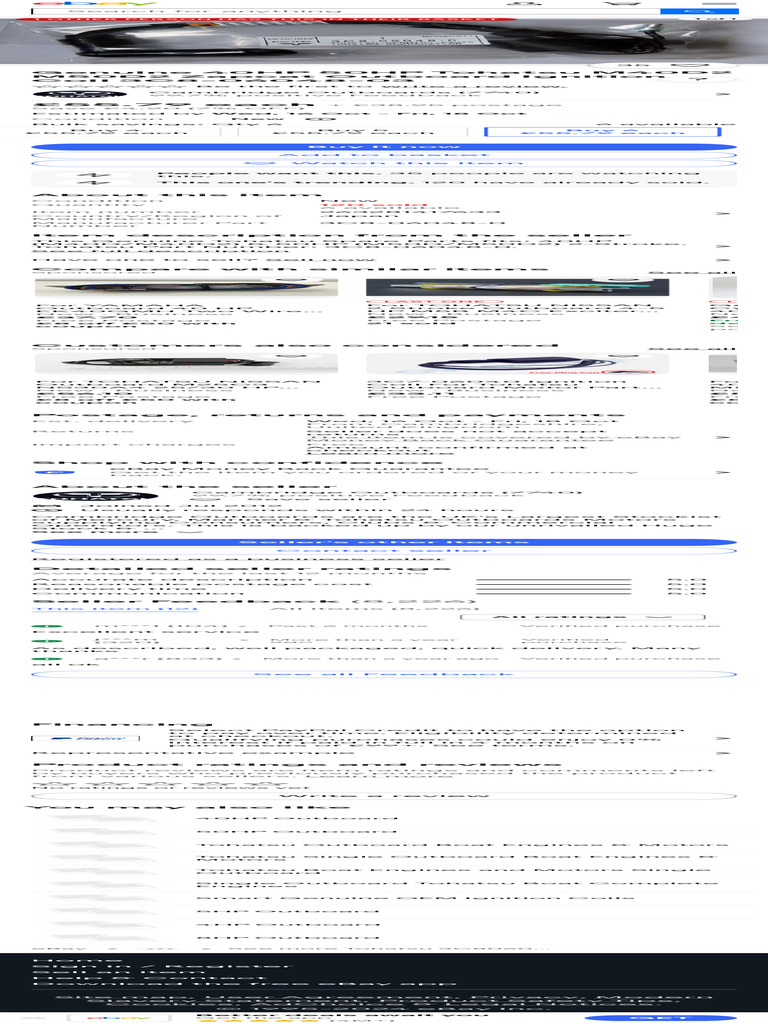 Genuine 40HP 50HP Tohatsu M40D2 M50D2 Zapcat Outboard Ignition Coil 3C8-06048-03 Ebay | PDF | E ...