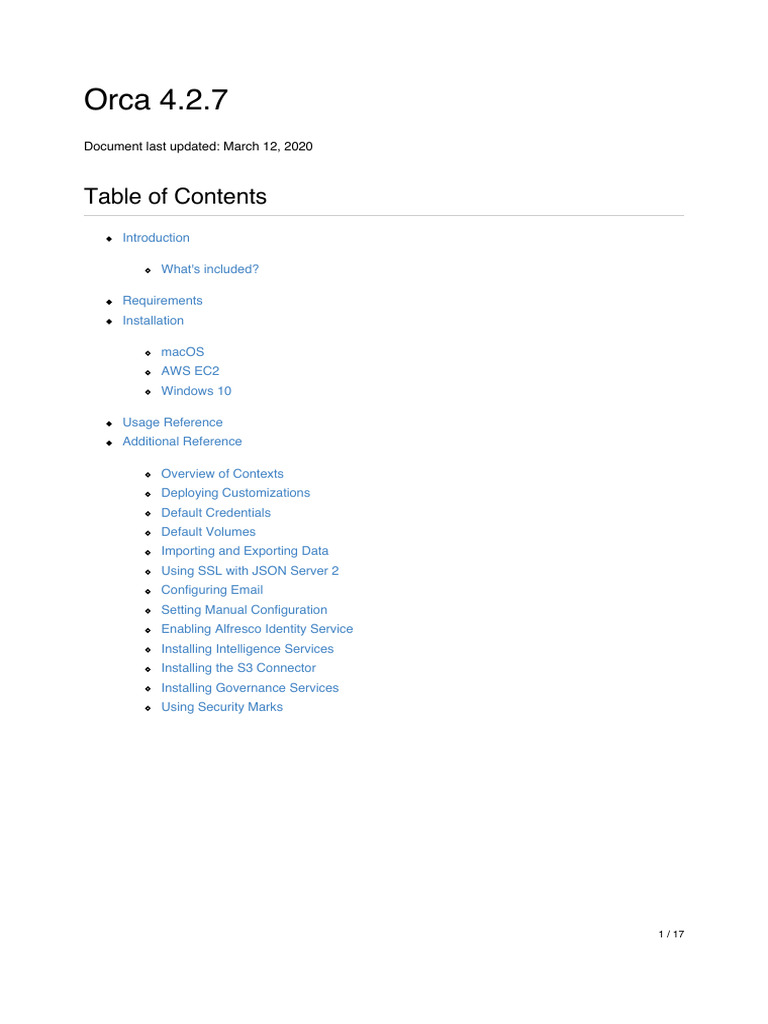 Orca Documentation | PDF | Computing | Software