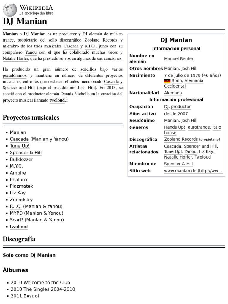 DJ Manian - About | PDF | Músicos | Grabación de sonido