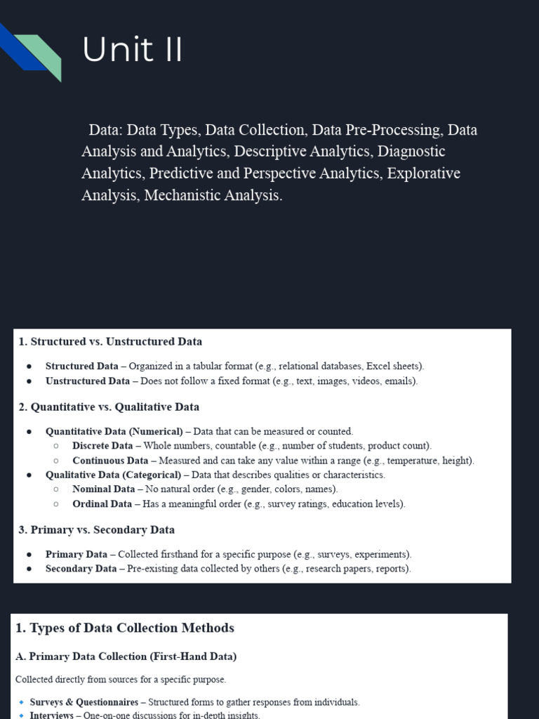 FDS-Unit II-ECE | PDF | Data Analysis | Analytics
