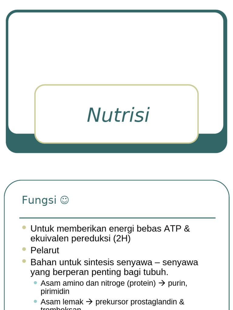Nutrisi | PDF