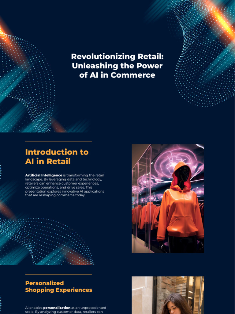 Slidesgo Revolutionizing Retail Unleashing The Power of Ai in Commerce 20241004054627PHfs | PDF