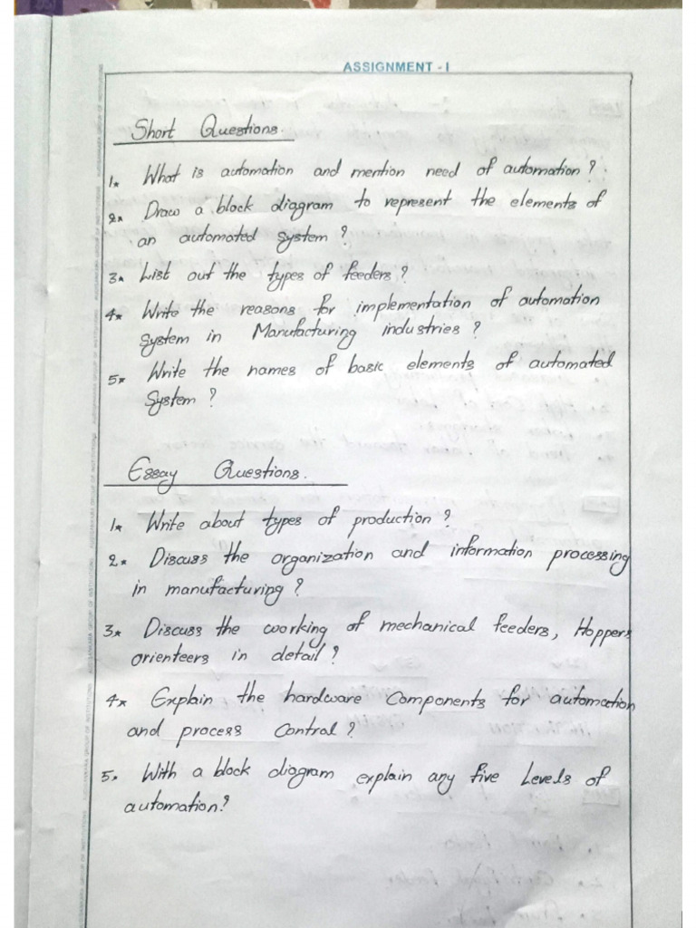 Robotics Unit 1 | PDF