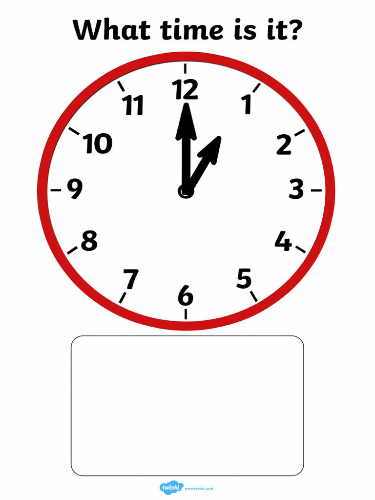 t n 067 Clock Matching Game o Clock Ver 1 | PDF