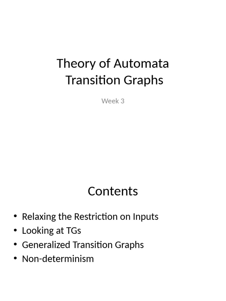 2uy2 Transition Graphs | PDF | Automata Theory | Mathematical Logic