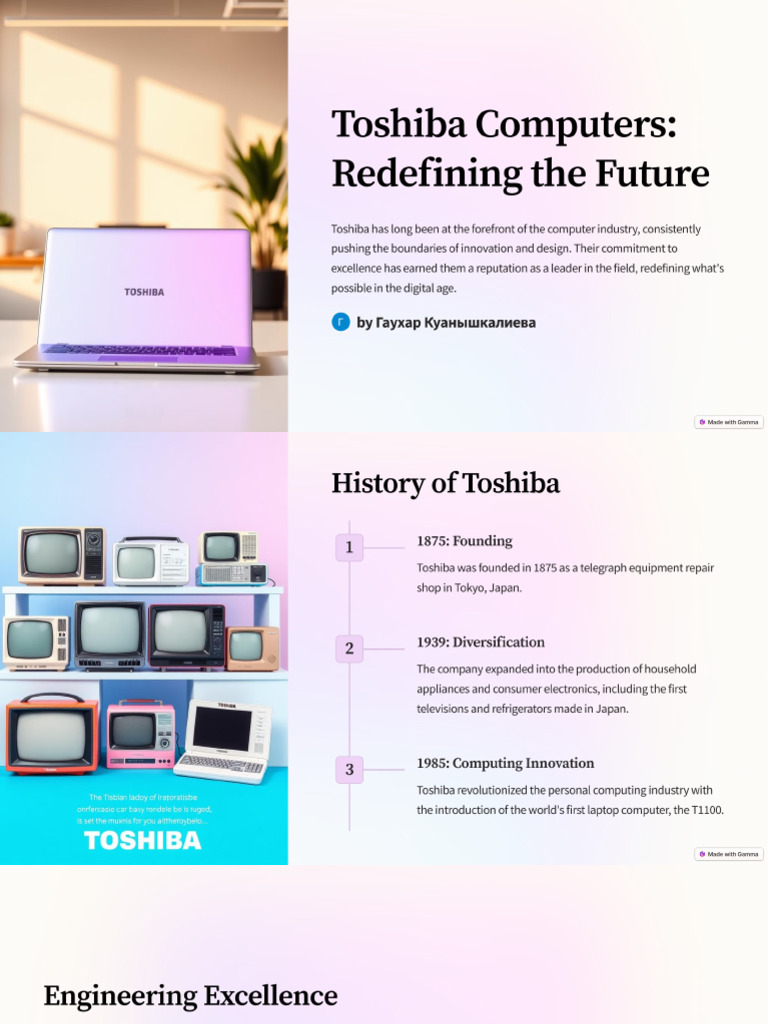 10 - Toshiba's Vision For The Digital Age | PDF