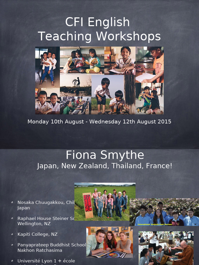 English Teaching Workshop Activities | PDF | English Language | Word
