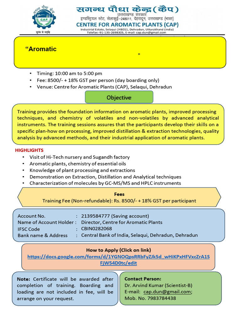 Brochure 5 Day Training | PDF