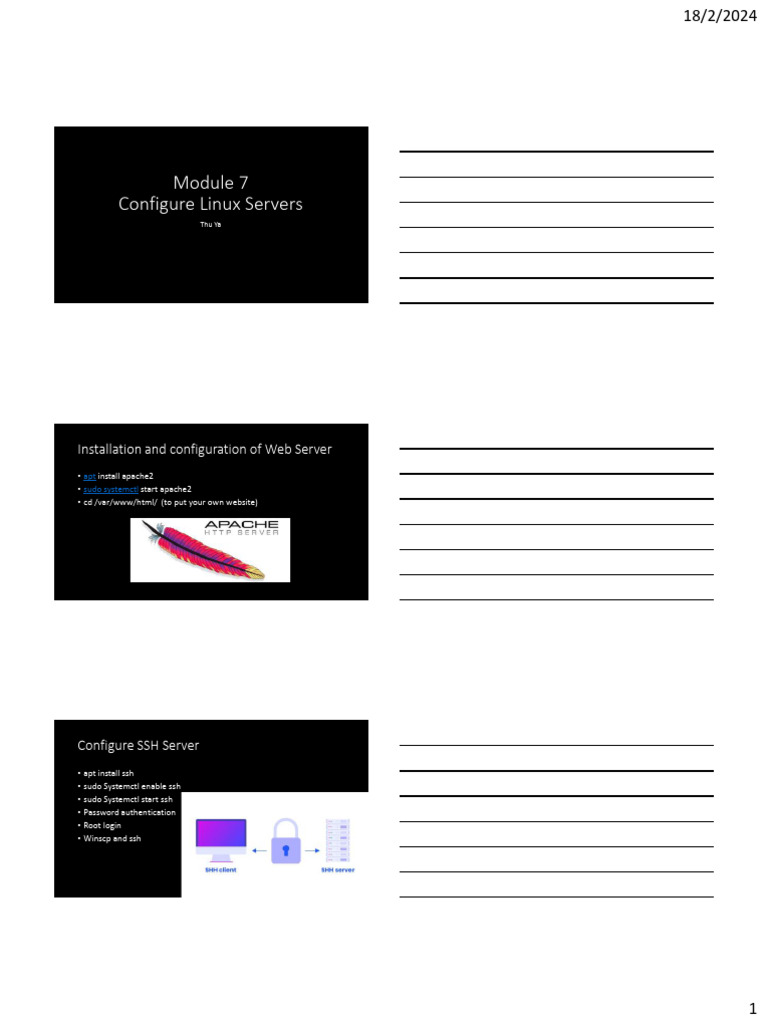 Linux Server Configuration Guide | PDF