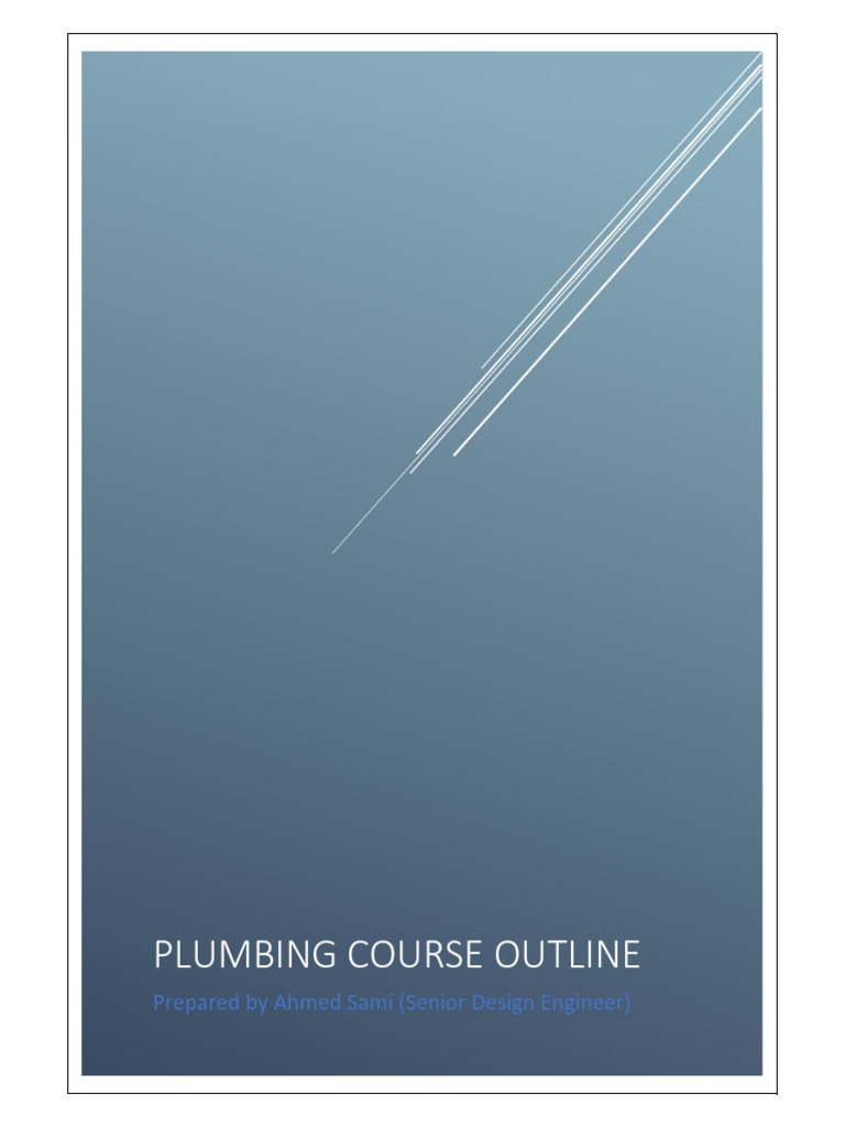 Plumbing Course Curriculum Overview | PDF | Plumbing | Autodesk Revit