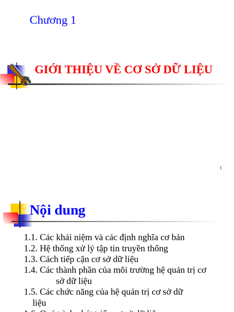 C01 GioiThieuDatabase NDC | PDF