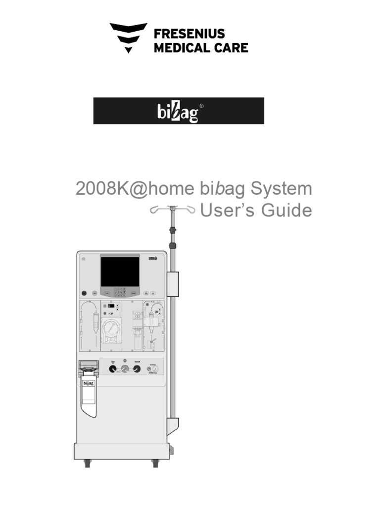 2008K@bibag使用手册 | PDF | Hemodialysis