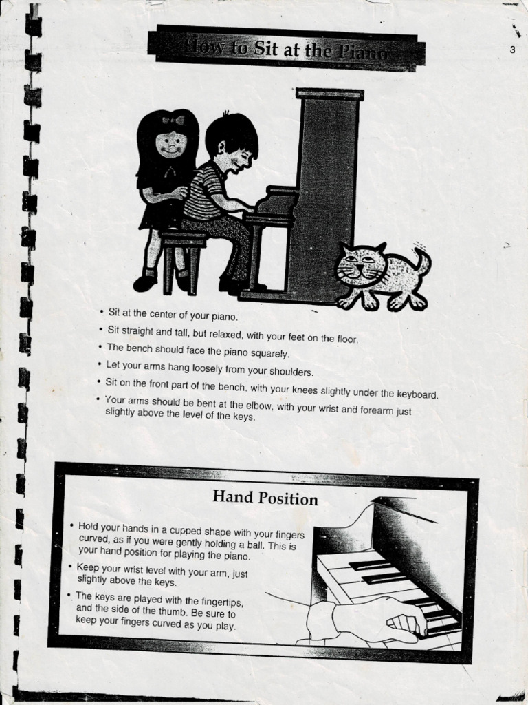 5 How To Sit at The Piano | PDF