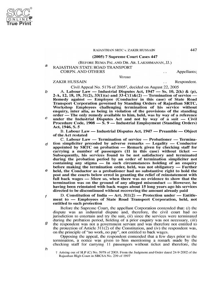 TP 2005 7 SCC 447 466 Advashwinraj Gmailcom 20250228 135444 1 20 | PDF | Public Law | Supreme ...