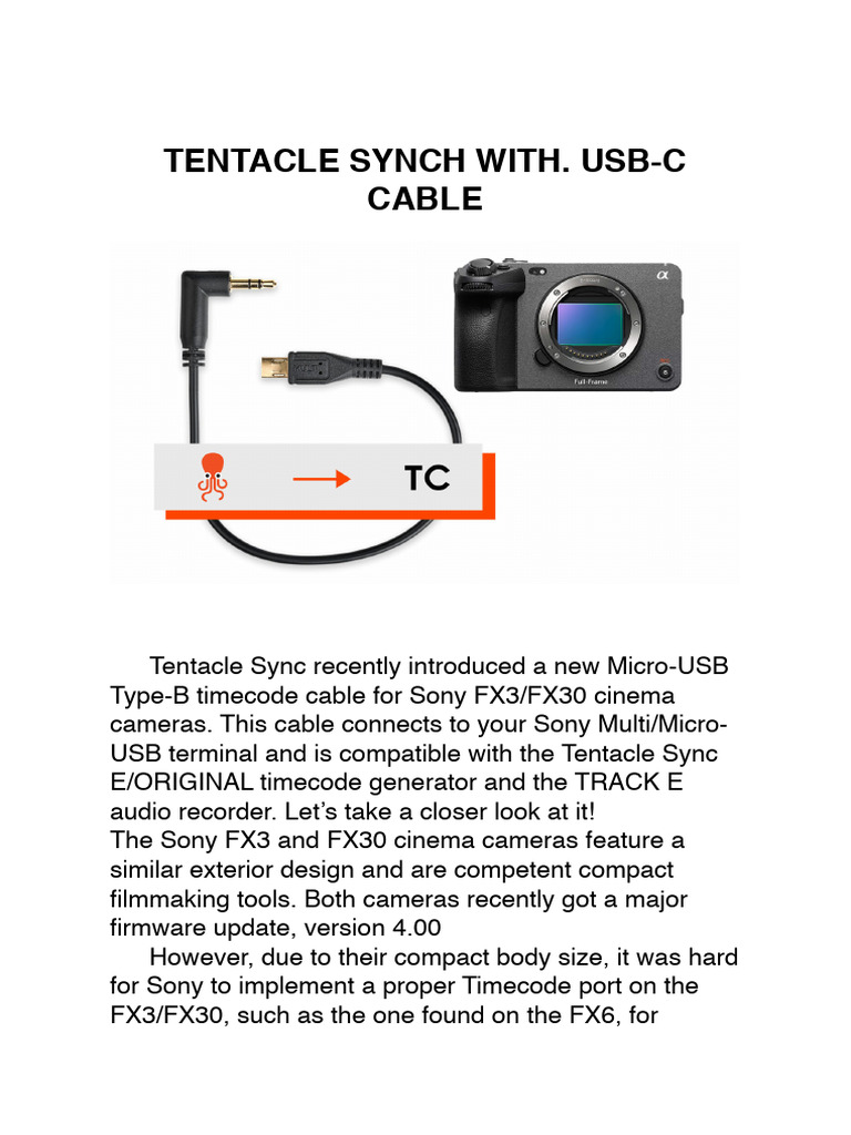 Cable usb-Tentacle | PDF