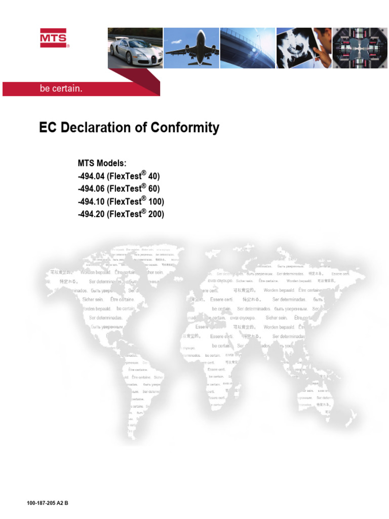 100187205B - 494 Hardware - EC - Declaration - of - Conformity | PDF | Mains Electricity ...