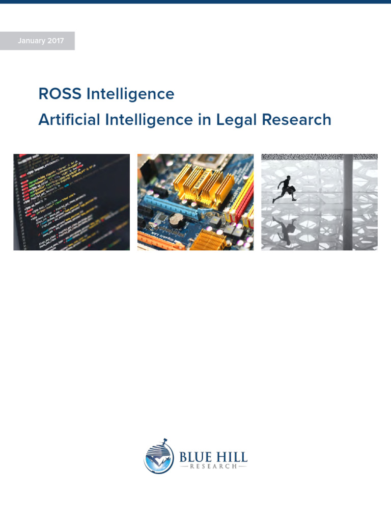 ROSS Robot in LAW - Artificial Intelligence in Legal Research | PDF ...