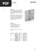 Industrial Door Hinge Selection Guide | PDF | Torque | Pound (Mass)