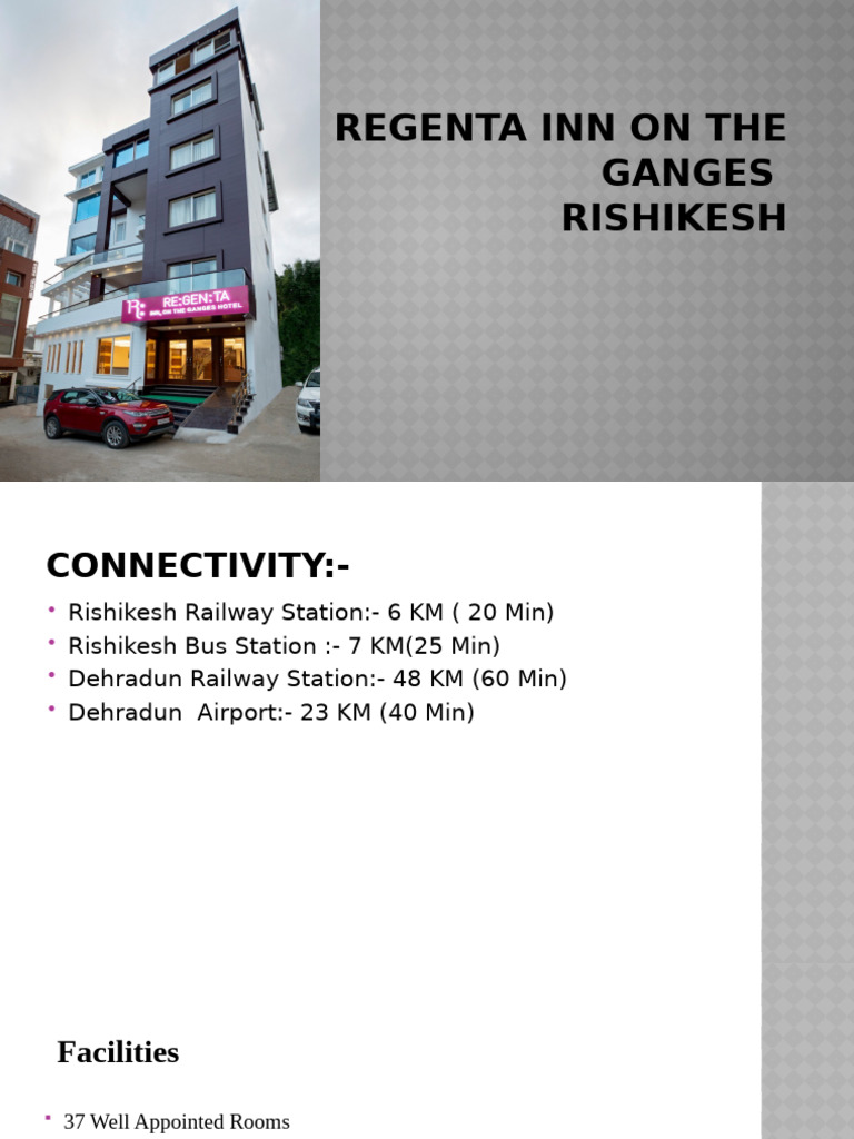 Regenta Inn On The Ganges Rishikesh | PDF