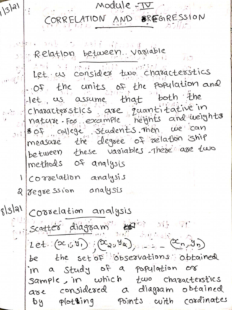 2 Sem Statistics Notes | PDF