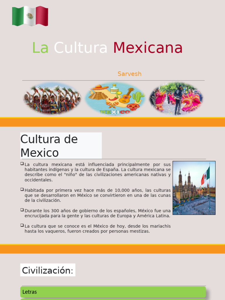 Cultura Mexicana: Tradiciones y Diversidad | PDF | México