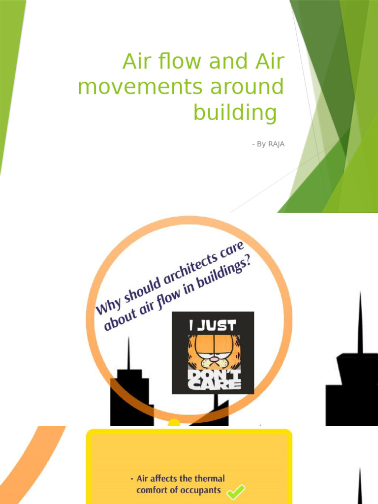 Air Flow Dynamics Around Buildings | PDF
