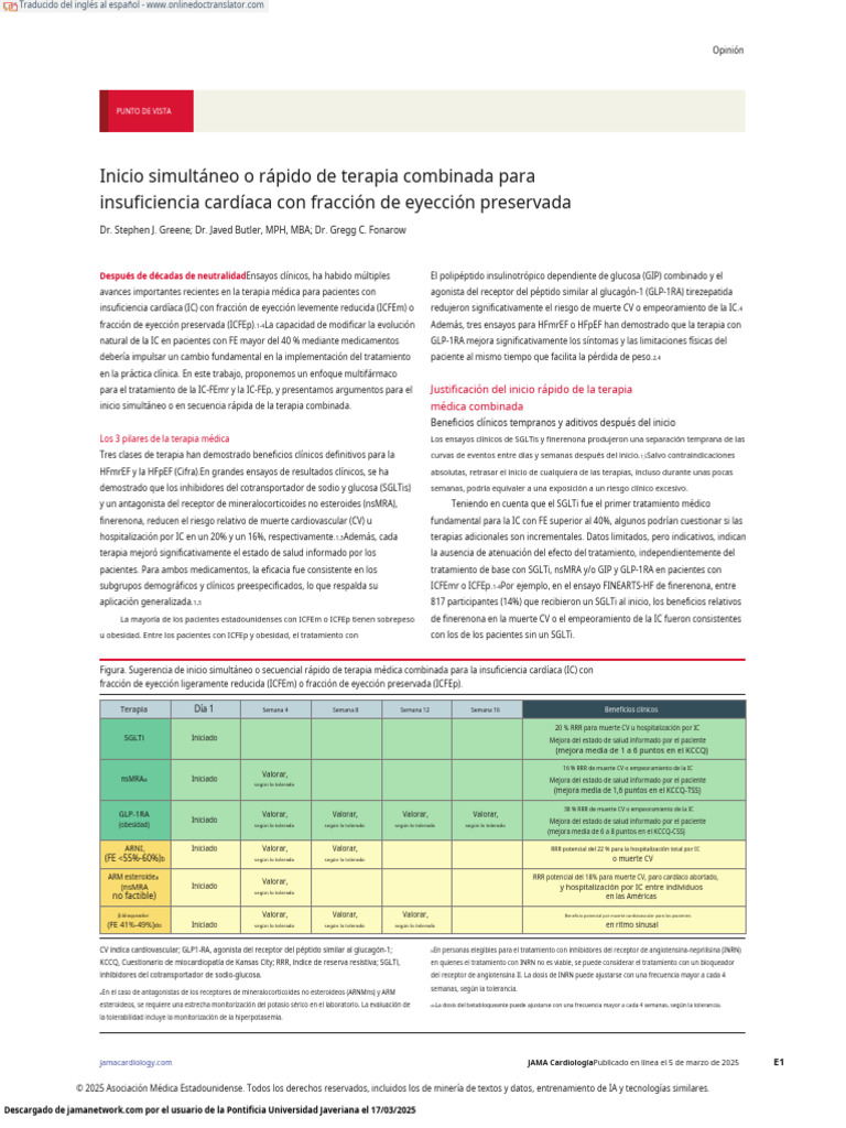 ORIGINAL JAMA Inicio Rapido IC FEVI Reducida - En.es | PDF ...