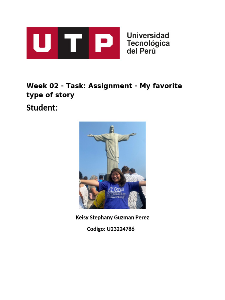 Week 02 - My Favorite Type of Story | PDF