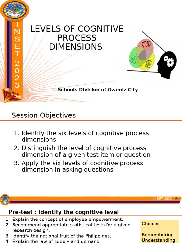 8 Levels of Cognitive Process Dimension | PDF | Cognition | Socialization