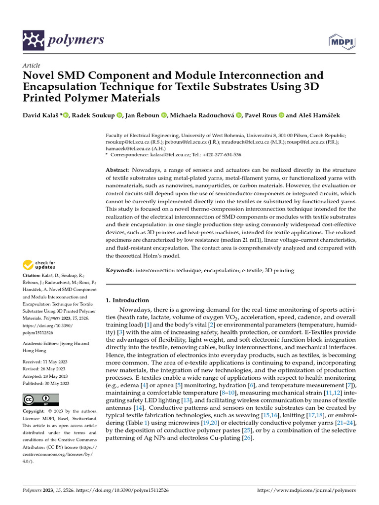 Novel SMD Component and Module Interconnection and | PDF | Printed ...