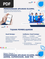Materi Aplikasi Elsimil 2025 | PDF