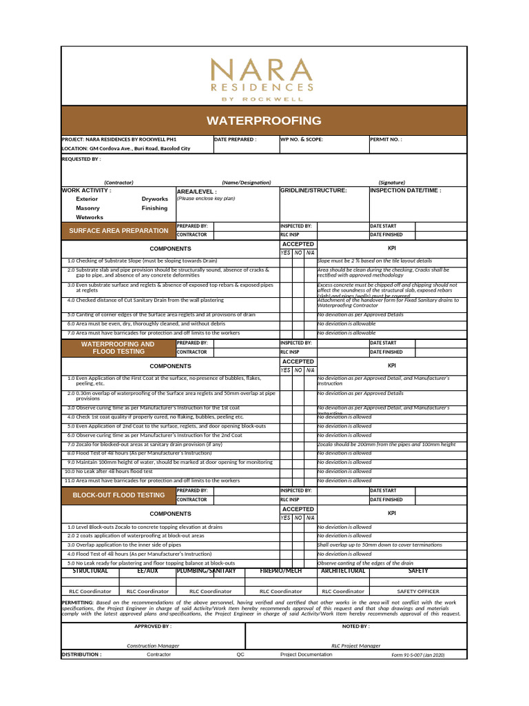 Copy of WATERPROOFING | PDF | Materials | Building Materials
