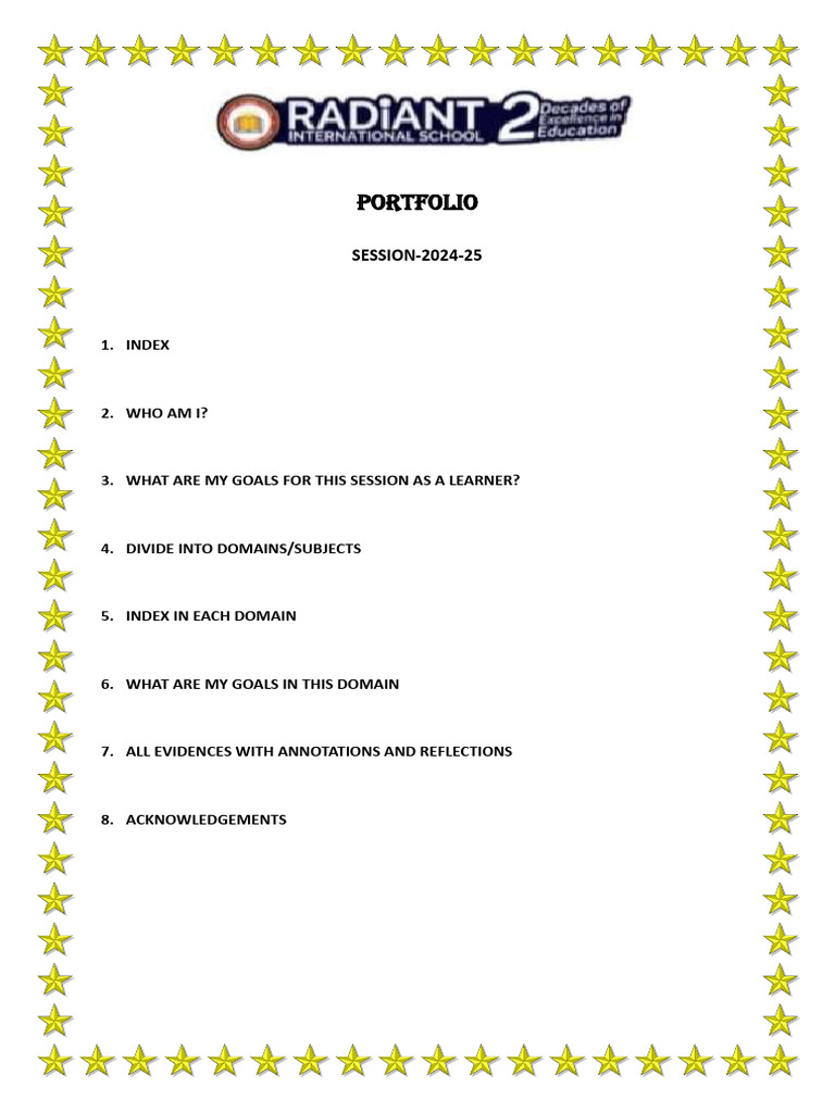 Portfolio Front Page 24-25 | PDF