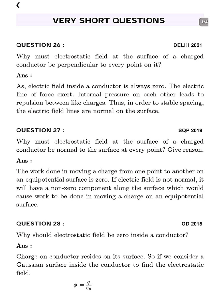 Chapter 1 Very Short Class 11 Physics | PDF