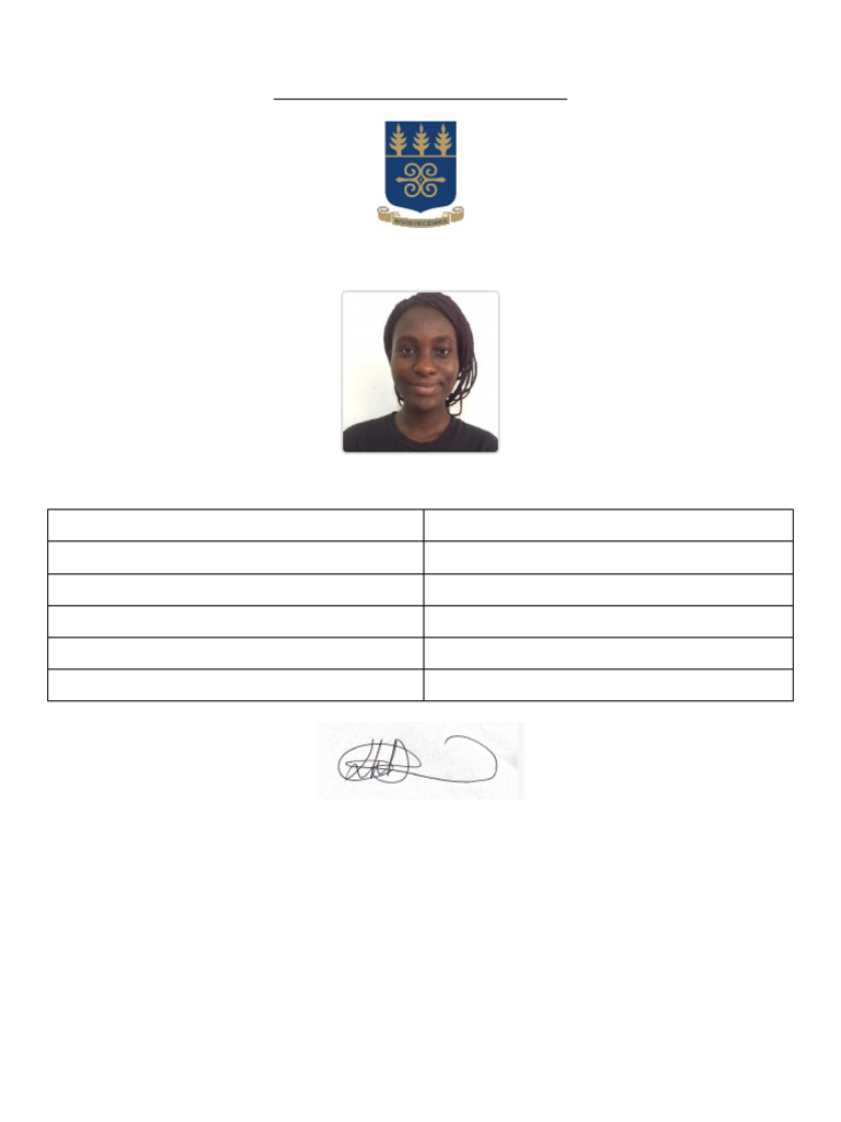 University of Ghana Provisional ID Card | PDF