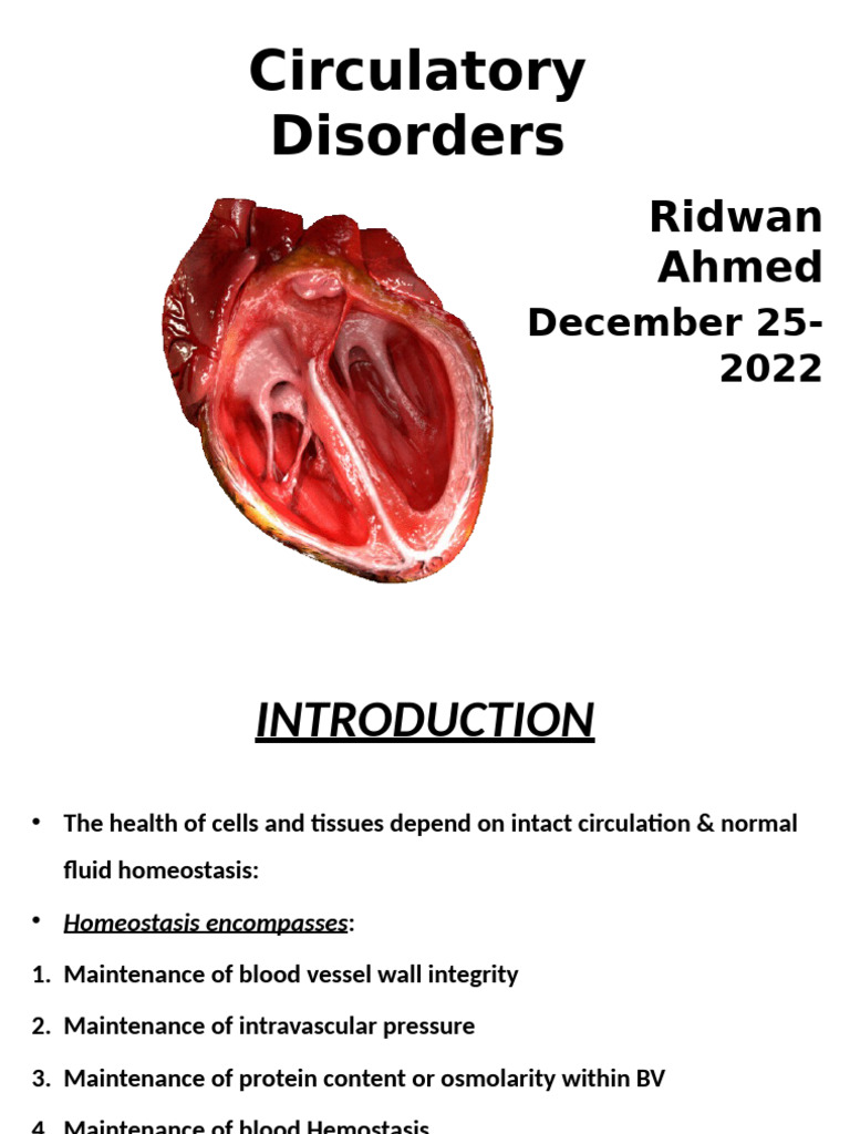 Circulatory Disorders | PDF | Edema | Lymph