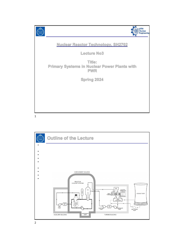 03 Primary Systems of PWR | PDF | Pressurized Water Reactor | Nuclear Fuel
